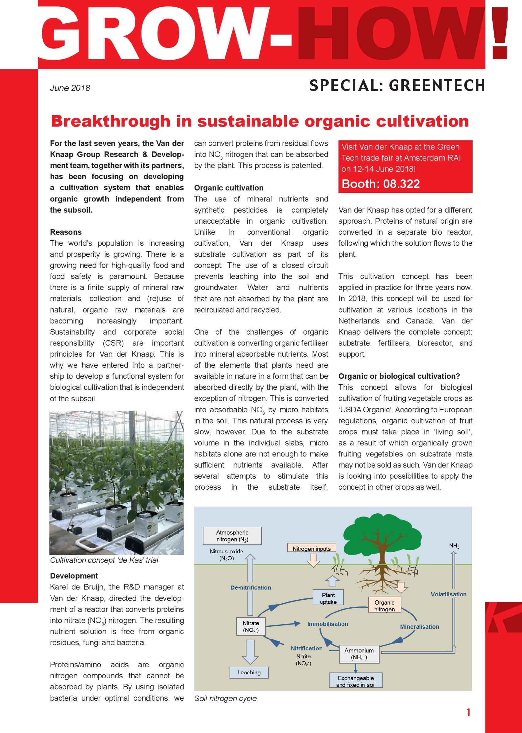 Breakthrough in sustainable organic cultivation – Euro Substrate